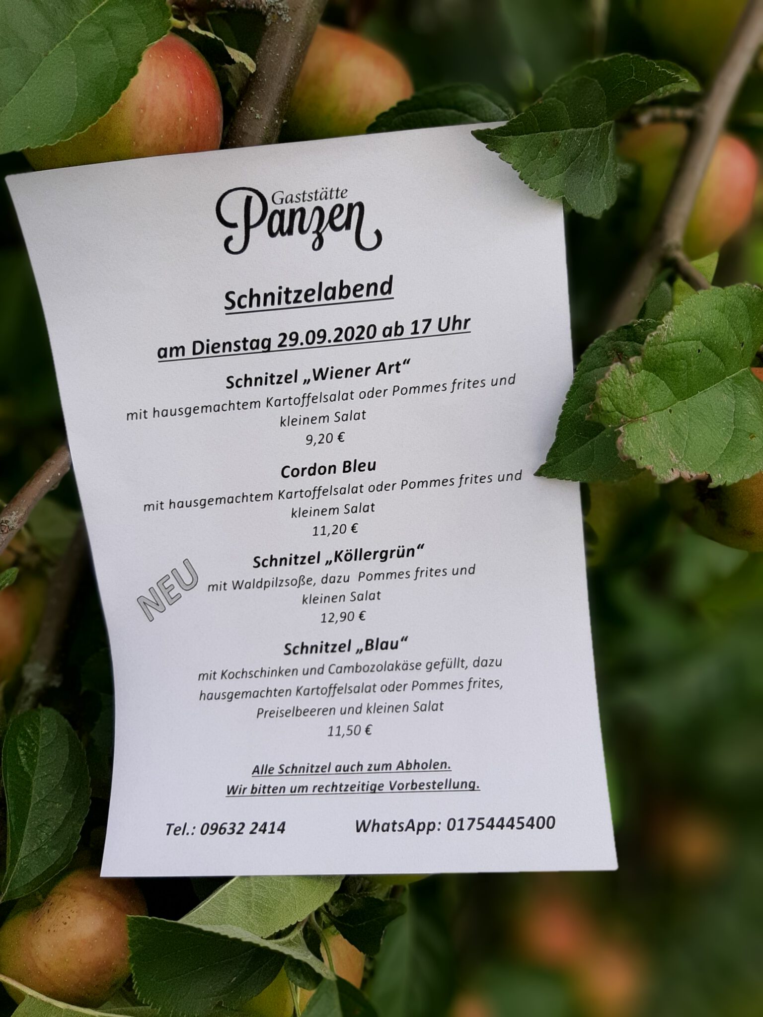 Gaststätte Panzen – Waldsassen – Neusorg